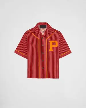 Prada Short-sleeved Cotton Shirt - Red
