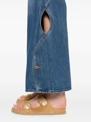 Chloé Cut-out Flared Jeans