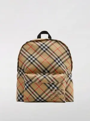 Burberry Burberry Vintage Check Nylon Backpack With EKD Logo Sand