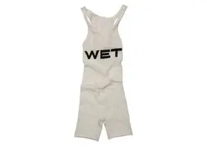 Yeezy X Mowalola Wet Bodysuit In White | Editorialist