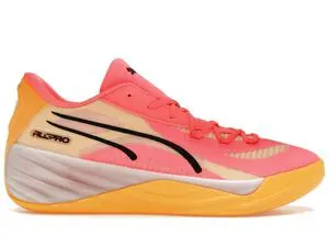 PUMA All-pro Nitro Athletic Sneakers - Sunset Glow/sun Stream/black