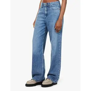 Rag & Bone Featherweight Logan Wide-leg Jeans - River