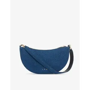 IRO PARIS Arch Denim Shoulder Bag
