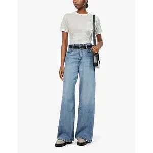 Rag & Bone Featherweight Sofie Wide-leg High-rise Jeans
