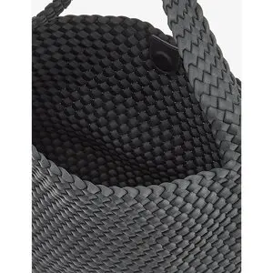 NAGHEDI Nomad Woven Hobo Bag - Onyx