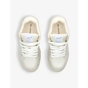 Axel Arigato Area Lo Brushed Suede And Leather Low-top Trainers - Beige