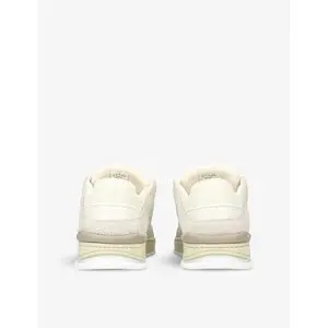 Axel Arigato Area Lo Brushed Suede And Leather Low-top Trainers - Beige