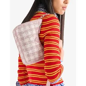 Prada Re-edition 2005 Mini Crochet Shoulder Bag