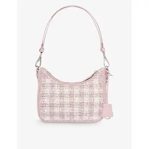 Prada Re-edition 2005 Mini Crochet Shoulder Bag