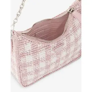 Prada Re-edition 2005 Mini Crochet Shoulder Bag