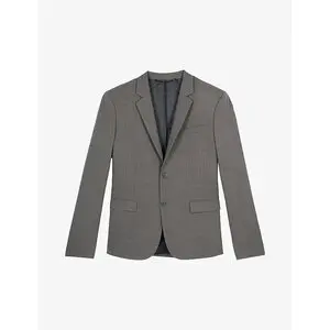 The Kooples Regular-fit Single-breasted Stretch-wool Blazer