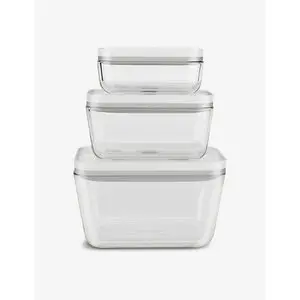 ZWILLING Glass Rectangular Storage Box Set Of Three