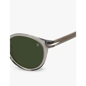 DB EYEWEAR BY DAVID BECKHAM 1036/s Round-frame Acetate Sunglasses