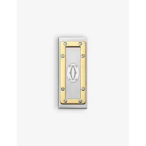 CARTIER Santos De Stainless-steel Money Clip - Grey And Gold