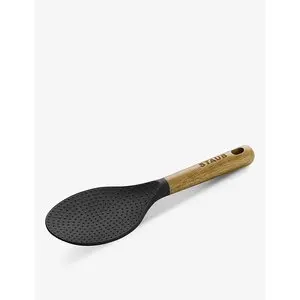 STAUB Branded Wood And Silicone Rice Spoon 22cm - One-color