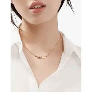 Tiffany & Co. Knot Pendant Necklace