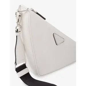 Prada Triangle Leather Shoulder Bag
