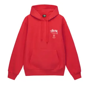 StÜssy World Tour Hoodie - Red