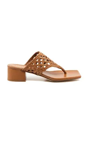 ANDREA GOMEZ Brenda Woven Leather Sandals