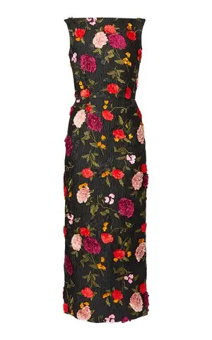 Erdem Floral Jacquard Gown