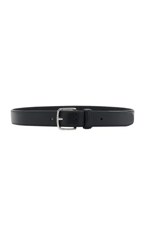 THE ROW Classic Leather Belt 85 Cm Silver