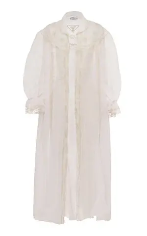 Prada Embroidered Nylon Overshirt