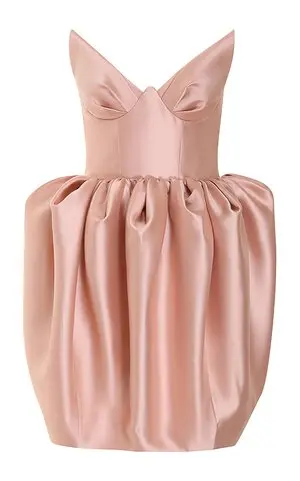 Zimmermann Matchmaker Bustier Wool-silk Mini Dress