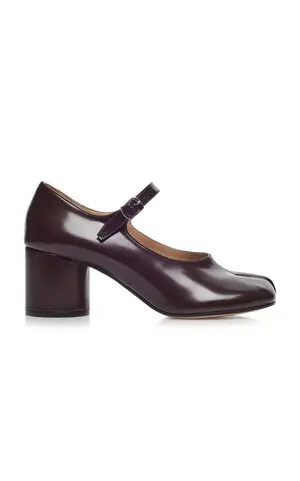 MAISON MARGIELA Tabi Leather Mary Jane Pumps