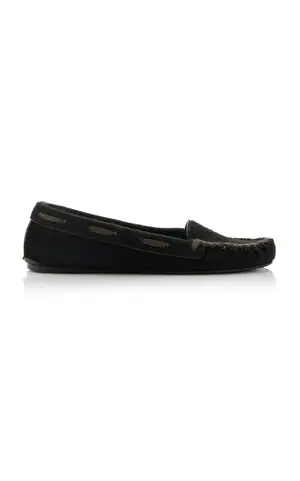THE ROW Mabel Suede Moccasins