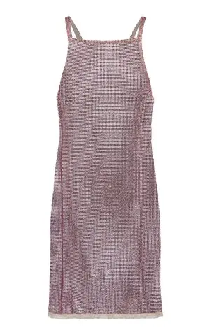 Prada Sequin-embroidered Mesh Mini Dress