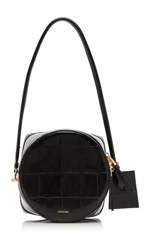 Jacquemus Le Vanito Croc-embossed Box Bag