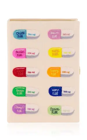 OLYMPIA LE-TAN Pills Book Clutch