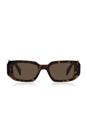 Prada Square-frame Acetate Sunglasses - Brown