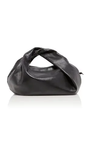 Dries Van Noten Leather Top Handle Bag