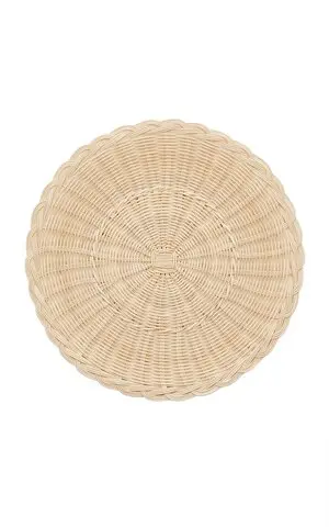 MODA DOMUS Wicker Charger Plate - Neutral