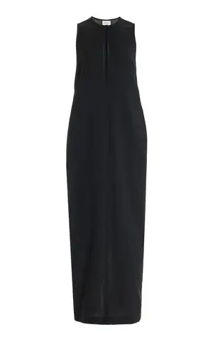 BEARE PARK Crepe Column Maxi Dress