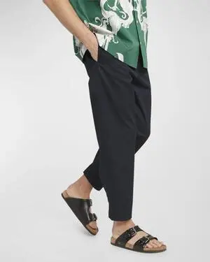 Valentino Garavani Pleated Twill Trousers