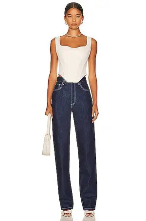 EB DENIM High Rise Straight Jeans