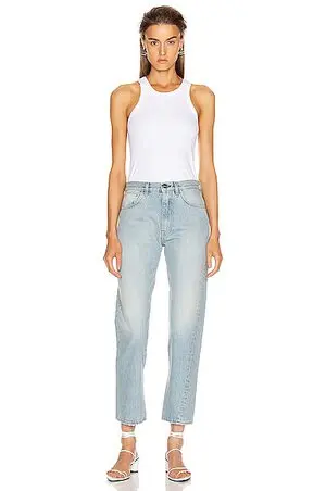 TOTEME Curved Rib Tank - White
