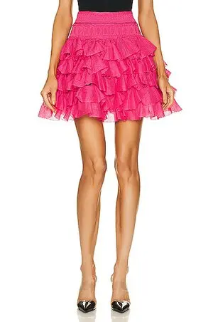 Alaïa Ruffle Layered Skirt