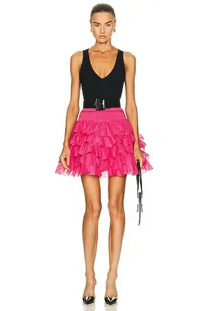 Alaïa Ruffle Layered Skirt