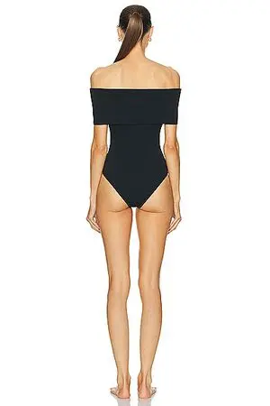 Bottega Veneta Off-the-shoulder One-piece Swimsuit