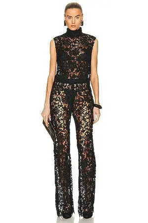 Saint Laurent Straight Leg Pant