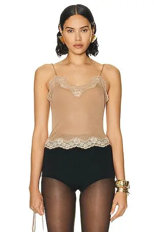 Saint Laurent Sheer Tank Top
