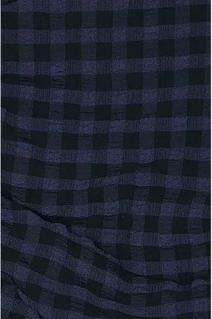 GANNI Stretch Seersucker Mini Dress