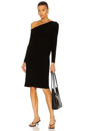 Norma Kamali Drop Shoulder Dress