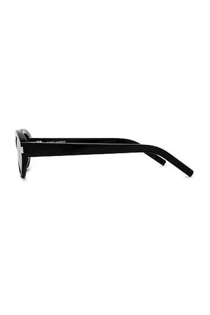 Saint Laurent Oval Sunglasses - Black