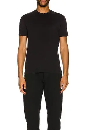 TOM FORD Viscose Cotton Tee - Black