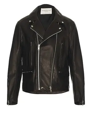 Undercover Leather Double Rider Jacket