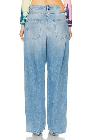 Acne Studios Low Rise Baggy Wide Leg Jeans